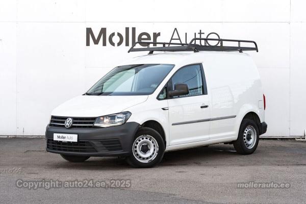 White Volkswagen Caddy 2018 in Riga, with an engine capacity of 2.00 L and mileage of 168 thousand km for 9735 €, photo 1 on AUTOMOTO.COM.LV