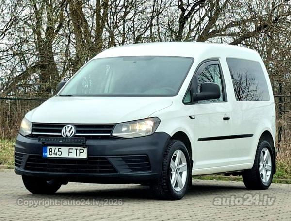 White Volkswagen Caddy 2018 in Tartu, with an engine capacity of 2.00 L and mileage of 187 thousand km for 8990 €, photo 1 on AUTOMOTO.COM.LV