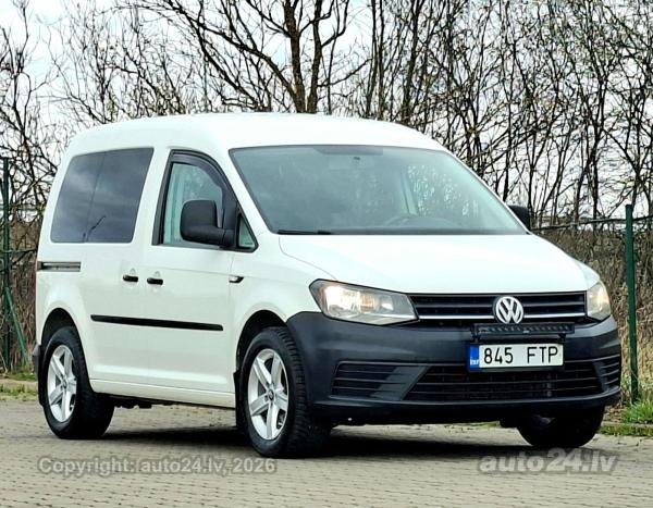 White Volkswagen Caddy 2018 in Tartu, with an engine capacity of 2.00 L and mileage of 187 thousand km for 8990 €, photo 2 on AUTOMOTO.COM.LV