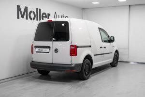 White Volkswagen Caddy 2018 in Vilnius, with an engine capacity of 2.00 L and mileage of 116 thousand km for 9500 €, photo 3 on AUTOMOTO.COM.LV