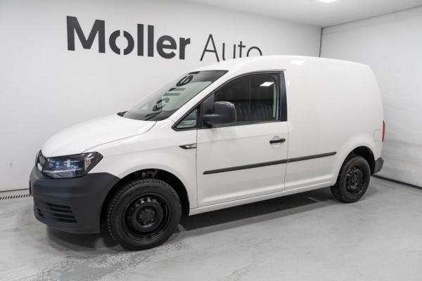 White Volkswagen Caddy 2018 in Vilnius, with an engine capacity of 2.00 L and mileage of 116 thousand km for 9500 €, photo 4 on AUTOMOTO.COM.LV