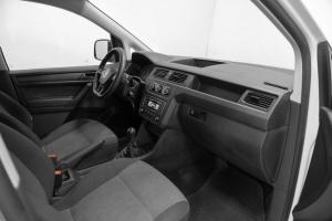 White Volkswagen Caddy 2018 in Vilnius, with an engine capacity of 2.00 L and mileage of 116 thousand km for 9500 €, photo 7 on AUTOMOTO.COM.LV