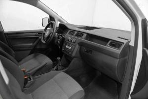 White Volkswagen Caddy 2018 in Vilnius, with an engine capacity of 2.00 L and mileage of 116 thousand km for 9500 €, photo 7 on AUTOMOTO.COM.LV
