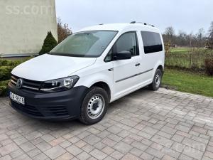 White Volkswagen Caddy 2019 in Riga, with an engine capacity of 2.00 L and mileage of 90 thousand km for 12800 €, photo 2 on AUTOMOTO.COM.LV