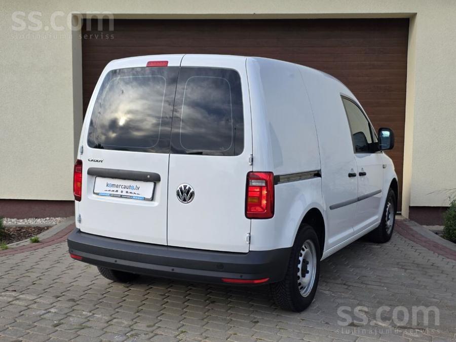 White Volkswagen Caddy 2020 in Riga, with an engine capacity of 2.00 L and mileage of 84 thousand km for 11495 €, photo 8 on AUTOMOTO.COM.LV
