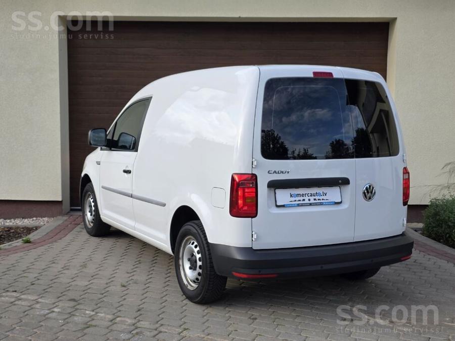 White Volkswagen Caddy 2020 in Riga, with an engine capacity of 2.00 L and mileage of 84 thousand km for 11495 €, photo 11 on AUTOMOTO.COM.LV