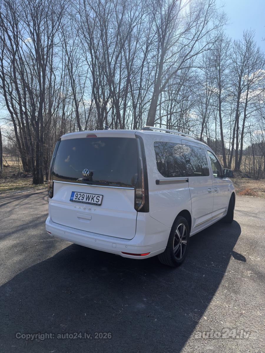 White Volkswagen Caddy 2021 in Tallinn, with an engine capacity of 2.00 L and mileage of 154 thousand km for 23900 €, photo 8 on AUTOMOTO.COM.LV