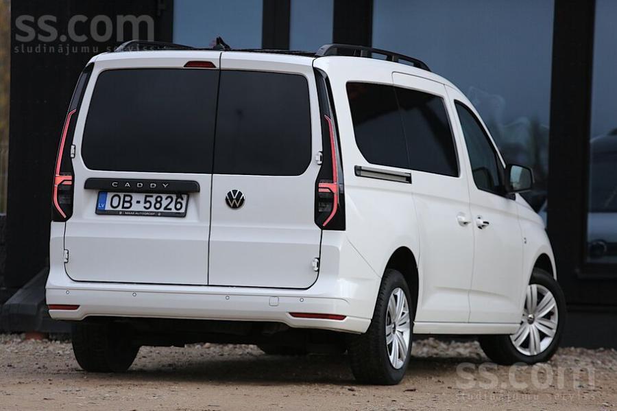 Balts Volkswagen Caddy 2021 Tukums, ar dzinēja tilpumu 2.00 L un nobraukumu 338 tūkst. km par 16390 €, foto 3 vietnē AUTOMOTO.COM.LV