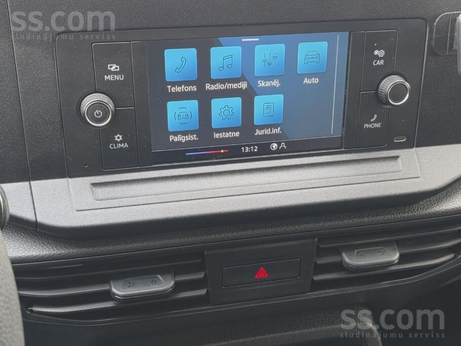 White Volkswagen Caddy 2021 in Riga, with an engine capacity of 2.00 L and mileage of 138 thousand km for 14495 €, photo 19 on AUTOMOTO.COM.LV