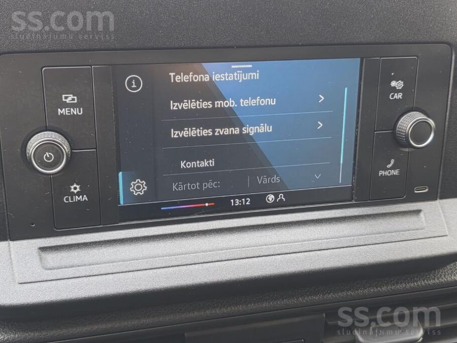 White Volkswagen Caddy 2021 in Riga, with an engine capacity of 2.00 L and mileage of 138 thousand km for 14495 €, photo 20 on AUTOMOTO.COM.LV