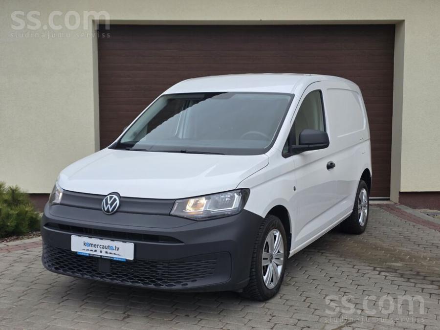 White Volkswagen Caddy 2022 in Riga, with an engine capacity of 2.00 L and mileage of 161 thousand km for 13500 €, photo 1 on AUTOMOTO.COM.LV