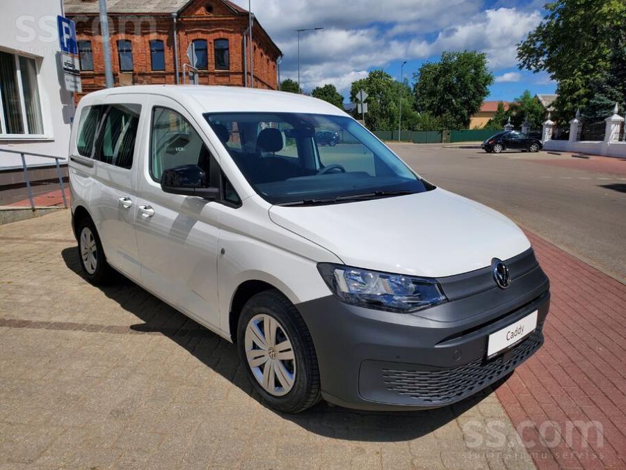 Balts Volkswagen Caddy 2025 Daugavpils, ar dzinēja tilpumu 2.00 L un nobraukumu 5 tūkst. km par 28500 €, foto 2 vietnē AUTOMOTO.COM.LV