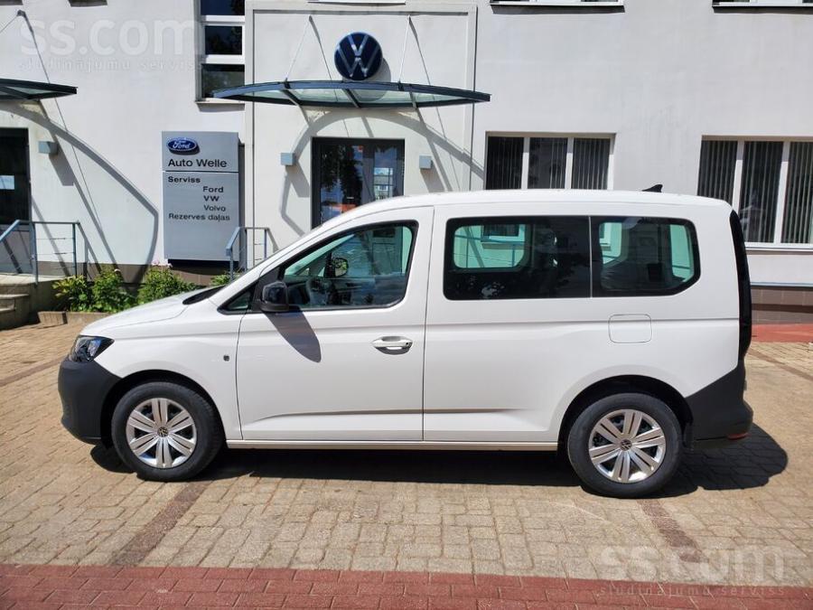 Balts Volkswagen Caddy 2025 Daugavpils, ar dzinēja tilpumu 2.00 L un nobraukumu 5 tūkst. km par 28500 €, foto 3 vietnē AUTOMOTO.COM.LV