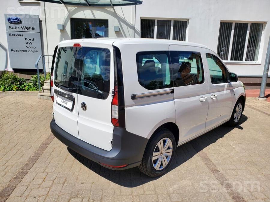 Balts Volkswagen Caddy 2025 Daugavpils, ar dzinēja tilpumu 2.00 L un nobraukumu 5 tūkst. km par 28500 €, foto 5 vietnē AUTOMOTO.COM.LV
