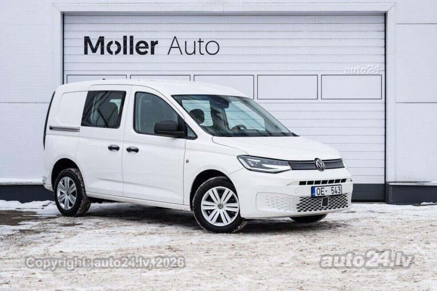 Balts Volkswagen Caddy 2025 Rīga, ar dzinēja tilpumu 2.00 L un nobraukumu 8 tūkst. km par 35816 €, foto 2 vietnē AUTOMOTO.COM.LV