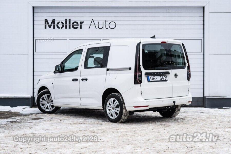 Balts Volkswagen Caddy 2025 Rīga, ar dzinēja tilpumu 2.00 L un nobraukumu 8 tūkst. km par 35816 €, foto 4 vietnē AUTOMOTO.COM.LV