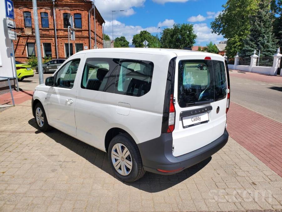 Balts Volkswagen Caddy 2025 Daugavpils, ar dzinēja tilpumu 2.00 L un nobraukumu 11 tūkst. km par 26000 €, foto 5 vietnē AUTOMOTO.COM.LV