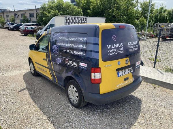 Dzeltens Volkswagen Caddy 2006 Kauņa, ar dzinēja tilpumu 1.97 L un nobraukumu 329 tūkst. km par 1200 €, foto 3 vietnē AUTOMOTO.COM.LV