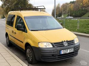 Yellow Volkswagen Caddy 2009 in Vilnius, with an engine capacity of 1.90 L and mileage of 433 thousand km for 1390 €, photo 3 on AUTOMOTO.COM.LV