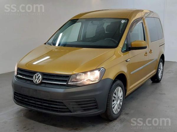 Yellow Volkswagen Caddy 2018 in Ogre, with an engine capacity of 2.00 L and mileage of 260 thousand km for 9500 €, photo 3 on AUTOMOTO.COM.LV