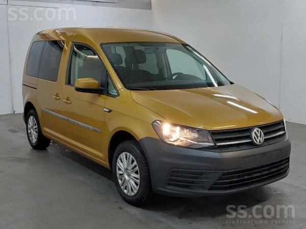 Yellow Volkswagen Caddy 2018 in Ogre, with an engine capacity of 2.00 L and mileage of 260 thousand km for 9500 €, photo 5 on AUTOMOTO.COM.LV