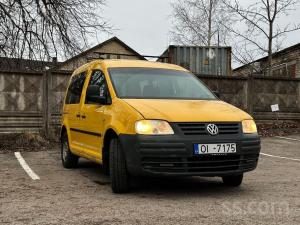Dzeltens Volkswagen Caddy 2004 Tukums, ar dzinēja tilpumu 2.00 L un nobraukumu 430 tūkst. km par 1450 €, foto  vietnē AUTOMOTO.COM.LV