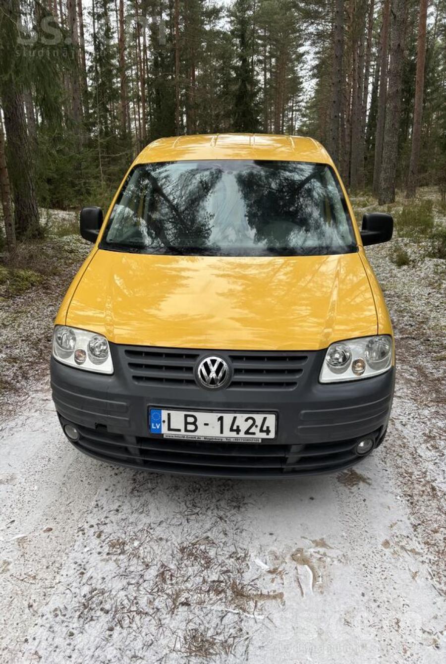 Dzeltens Volkswagen Caddy 2006 Ogre, ar dzinēja tilpumu 1.90 L un nobraukumu 213 tūkst. km par 3150 €, foto 3 vietnē AUTOMOTO.COM.LV