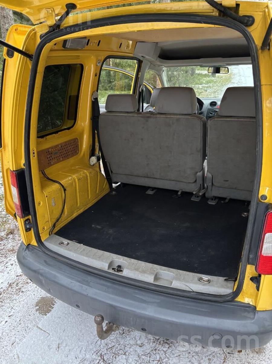 Dzeltens Volkswagen Caddy 2006 Ogre, ar dzinēja tilpumu 1.90 L un nobraukumu 213 tūkst. km par 3150 €, foto 10 vietnē AUTOMOTO.COM.LV