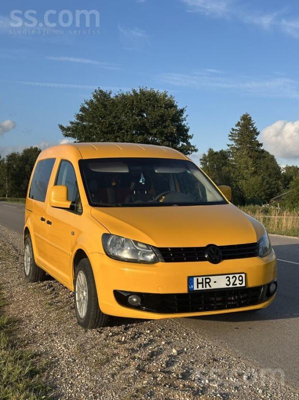 Dzeltens Volkswagen Caddy 2007 Liepāja, ar dzinēja tilpumu 1.90 L un nobraukumu 395 tūkst. km par 3300 €, foto 3 vietnē AUTOMOTO.COM.LV