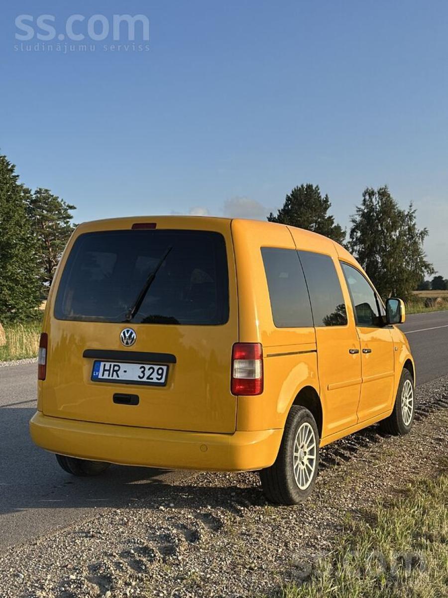 Dzeltens Volkswagen Caddy 2007 Liepāja, ar dzinēja tilpumu 1.90 L un nobraukumu 395 tūkst. km par 3300 €, foto 5 vietnē AUTOMOTO.COM.LV