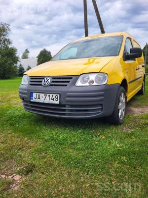 Dzeltens Volkswagen Caddy 2008 Rīga, ar dzinēja tilpumu 1.90 L un nobraukumu 360 tūkst. km par 2600 €, foto  vietnē AUTOMOTO.COM.LV