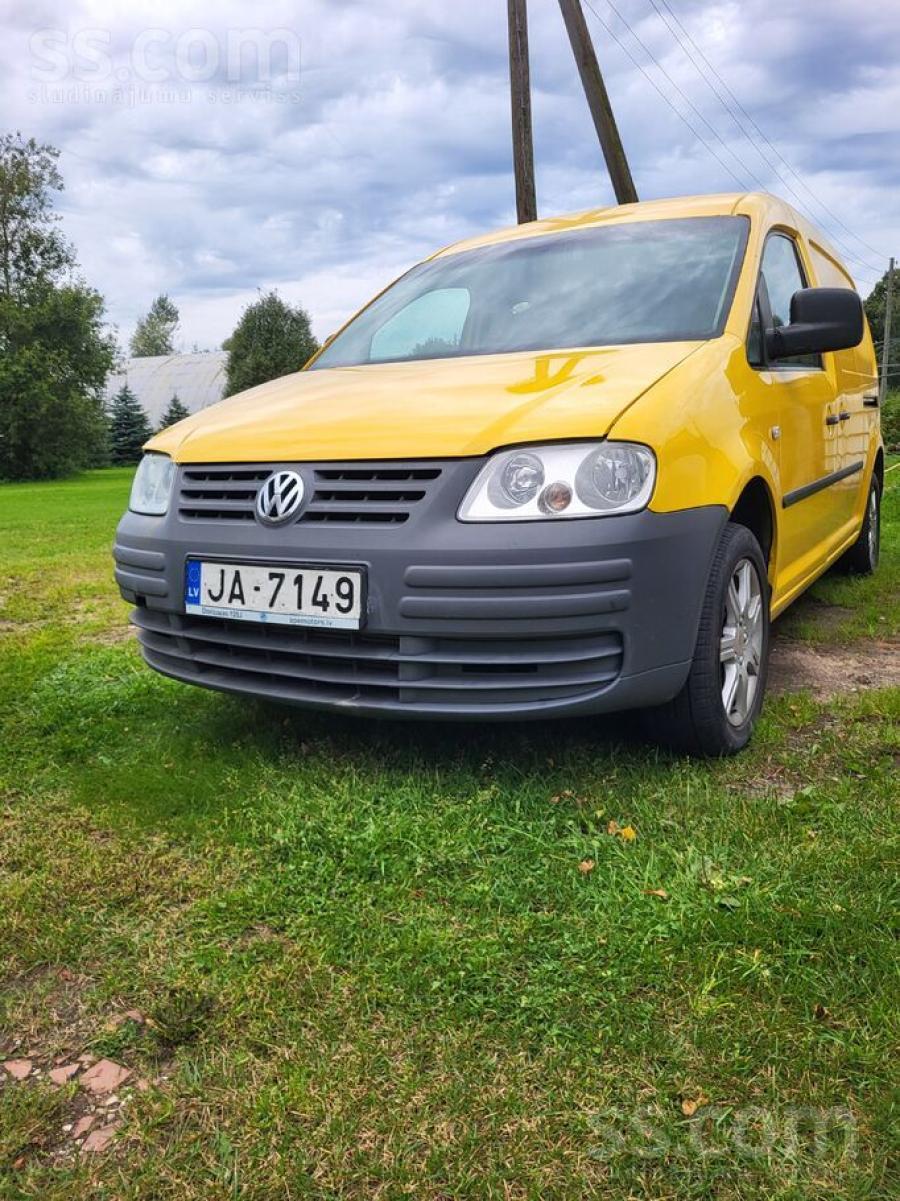 Dzeltens Volkswagen Caddy 2008 Rīga, ar dzinēja tilpumu 1.90 L un nobraukumu 360 tūkst. km par 2600 €, foto 1 vietnē AUTOMOTO.COM.LV