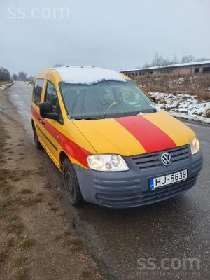Dzeltens Volkswagen Caddy 2009 Daugavpils, ar dzinēja tilpumu 2.00 L un nobraukumu 260 tūkst. km par 2850 €, foto 2 vietnē AUTOMOTO.COM.LV