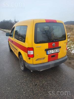 Dzeltens Volkswagen Caddy 2009 Daugavpils, ar dzinēja tilpumu 2.00 L un nobraukumu 260 tūkst. km par 2850 €, foto 3 vietnē AUTOMOTO.COM.LV