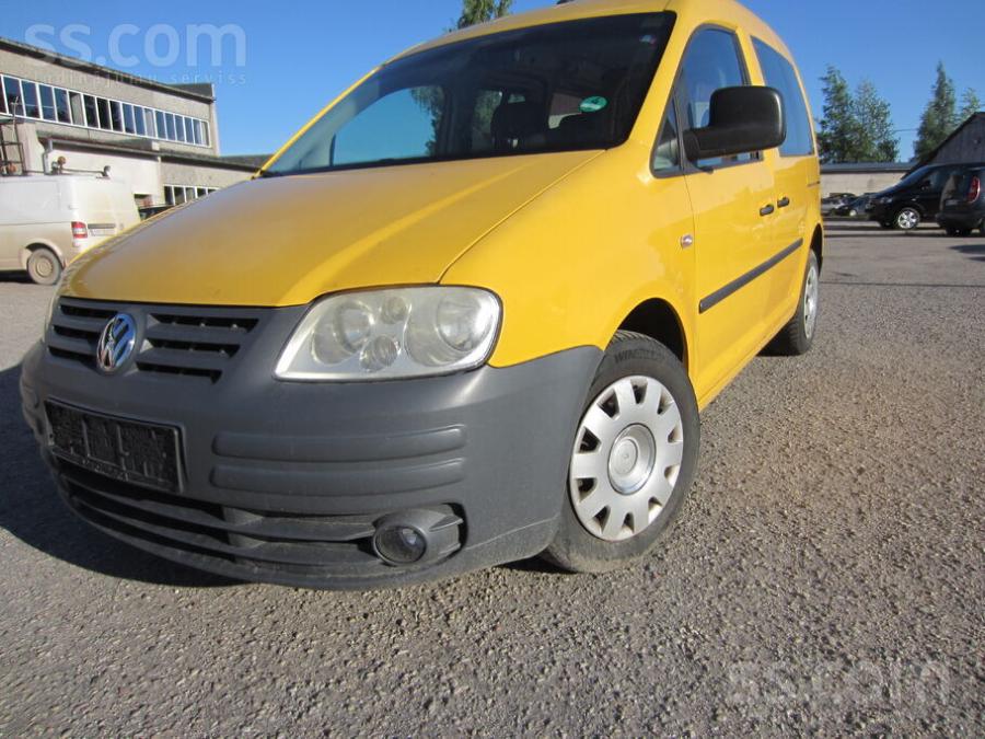 Dzeltens Volkswagen Caddy 2009 Rīga, ar dzinēja tilpumu 1.90 L un nobraukumu 230 tūkst. km par 3700 €, foto 3 vietnē AUTOMOTO.COM.LV