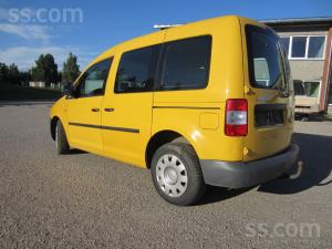 Dzeltens Volkswagen Caddy 2009 Rīga, ar dzinēja tilpumu 1.90 L un nobraukumu 230 tūkst. km par 3700 €, foto 6 vietnē AUTOMOTO.COM.LV