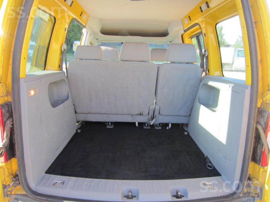 Dzeltens Volkswagen Caddy 2009 Rīga, ar dzinēja tilpumu 1.90 L un nobraukumu 230 tūkst. km par 3700 €, foto 10 vietnē AUTOMOTO.COM.LV