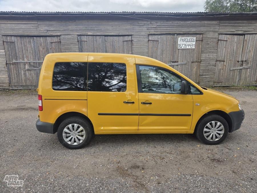 Dzeltens Volkswagen Caddy 2009 Plungė, ar dzinēja tilpumu 1.90 L un nobraukumu 224 tūkst. km par 2250 €, foto 9 vietnē AUTOMOTO.COM.LV
