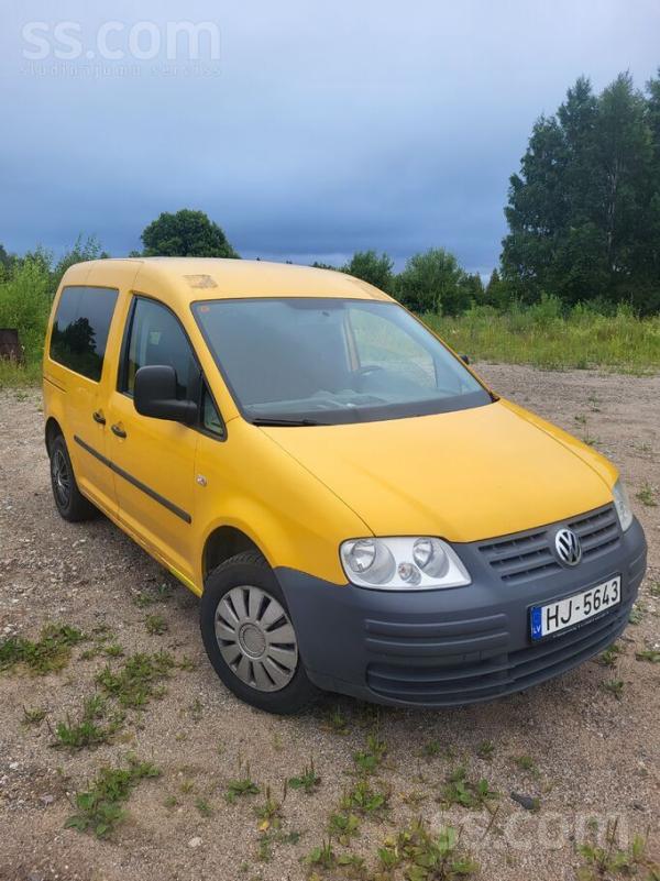 Dzeltens Volkswagen Caddy 2009 Daugavpils, ar dzinēja tilpumu 2.00 L un nobraukumu 250 tūkst. km par 2200 €, foto 2 vietnē AUTOMOTO.COM.LV