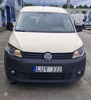 Dzeltens Volkswagen Caddy 2011 Kauņa, ar dzinēja tilpumu 1.60 L un nobraukumu 304 tūkst. km par 3780 €, foto  vietnē AUTOMOTO.COM.LV