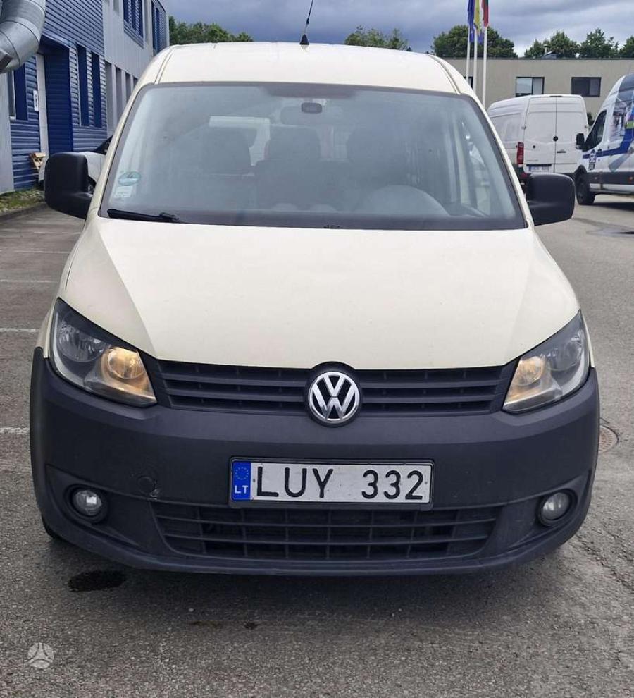 Dzeltens Volkswagen Caddy 2011 Kauņa, ar dzinēja tilpumu 1.60 L un nobraukumu 304 tūkst. km par 3780 €, foto 1 vietnē AUTOMOTO.COM.LV