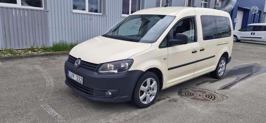 Dzeltens Volkswagen Caddy 2011 Kauņa, ar dzinēja tilpumu 1.60 L un nobraukumu 304 tūkst. km par 3780 €, foto 4 vietnē AUTOMOTO.COM.LV