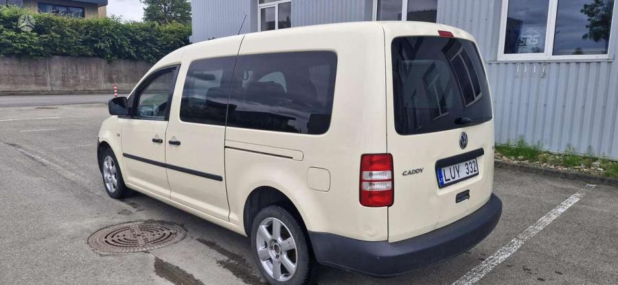 Dzeltens Volkswagen Caddy 2011 Kauņa, ar dzinēja tilpumu 1.60 L un nobraukumu 304 tūkst. km par 3780 €, foto 5 vietnē AUTOMOTO.COM.LV