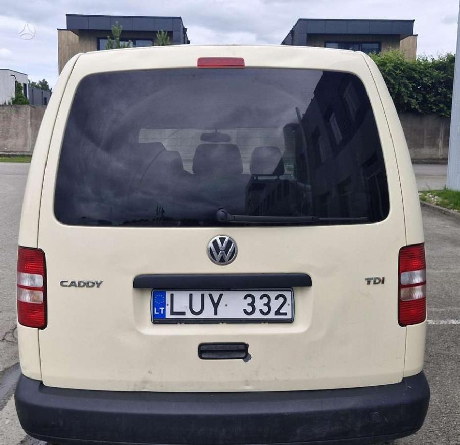 Dzeltens Volkswagen Caddy 2011 Kauņa, ar dzinēja tilpumu 1.60 L un nobraukumu 304 tūkst. km par 3780 €, foto 6 vietnē AUTOMOTO.COM.LV