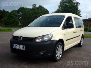 Dzeltens Volkswagen Caddy 2014 Cēsis, ar dzinēja tilpumu 2.00 L un nobraukumu 403 tūkst. km par 8500 €, foto  vietnē AUTOMOTO.COM.LV