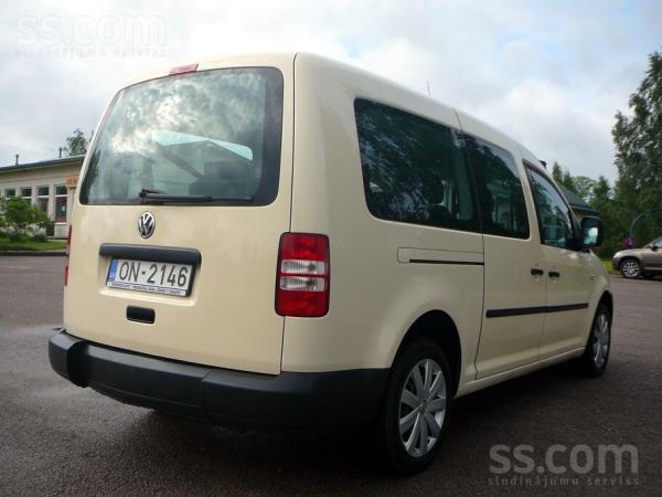 Yellow Volkswagen Caddy 2014 in Cesis, with an engine capacity of 2.00 L and mileage of 403 thousand km for 8500 €, photo 2 on AUTOMOTO.COM.LV