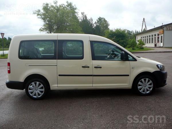 Yellow Volkswagen Caddy 2014 in Cesis, with an engine capacity of 2.00 L and mileage of 403 thousand km for 8500 €, photo 7 on AUTOMOTO.COM.LV
