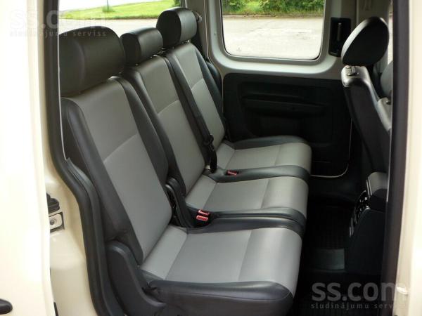 Yellow Volkswagen Caddy 2014 in Cesis, with an engine capacity of 2.00 L and mileage of 403 thousand km for 8500 €, photo 10 on AUTOMOTO.COM.LV