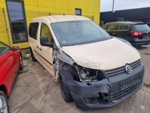 Dzeltens Volkswagen Caddy 2015 Kauņa, ar dzinēja tilpumu 2.00 L un nobraukumu 400 tūkst. km par 2600 €, foto 5 vietnē AUTOMOTO.COM.LV