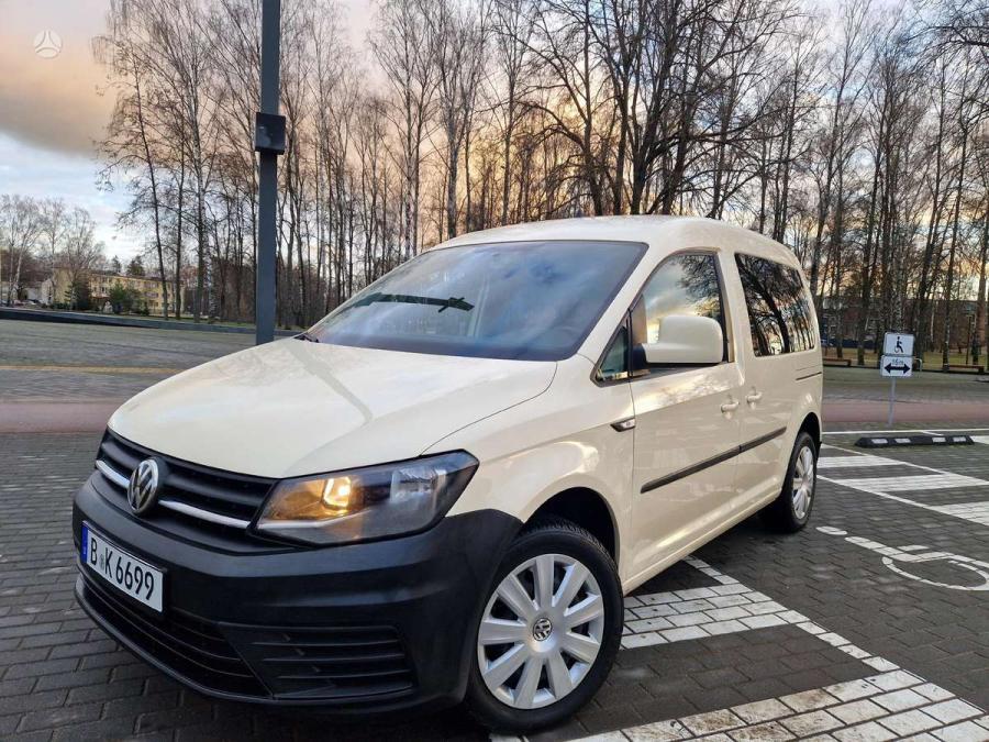 Dzeltens Volkswagen Caddy 2017 Prienai, ar dzinēja tilpumu 2.00 L un nobraukumu 285 tūkst. km par 7799 €, foto 3 vietnē AUTOMOTO.COM.LV